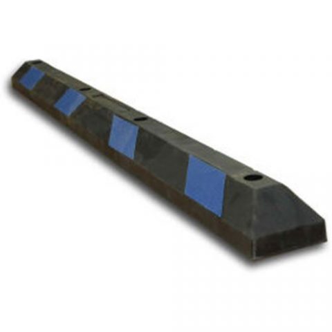 ⇒ Parking Lot Curb Wheel Stop Block 6' - With Hardware ⇒ Rubber Parking ...