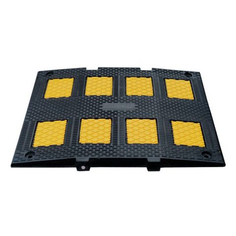 ⇒ Heavy Duty Rubber Speed Hump – Yellow / Black – Low Profile Speed ...
