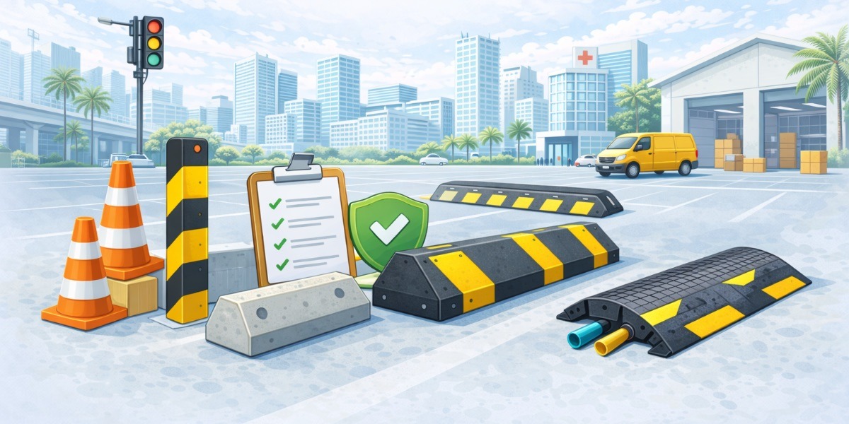 ⇒ Parking Blocks, Speed Bumps And Humps, Corner Guards & Cable ...